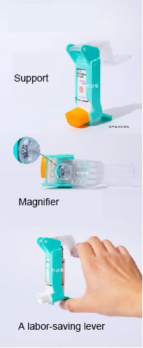 Aerosol inhalant- -pressure booster – LDEC